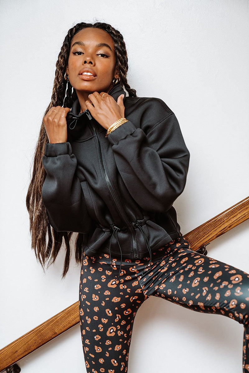 Onzie Cinch Jacket Black I flow Fashion I Yogafashion & Activewear